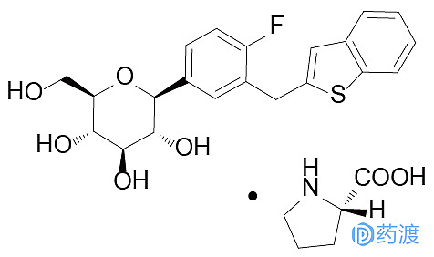 每日一药||Ipragliflozin/Suglat® 基本信息伊格列净L-脯氨酸由安斯泰来(Astellas)，日本寿制药公司 ...