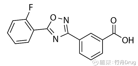 Ataluren——治疗杜氏肌营养不良和肌肉萎缩 点击上方的 行舟Drug 添加关注 药物名称 Ataluren 化学结构商品名称 ...
