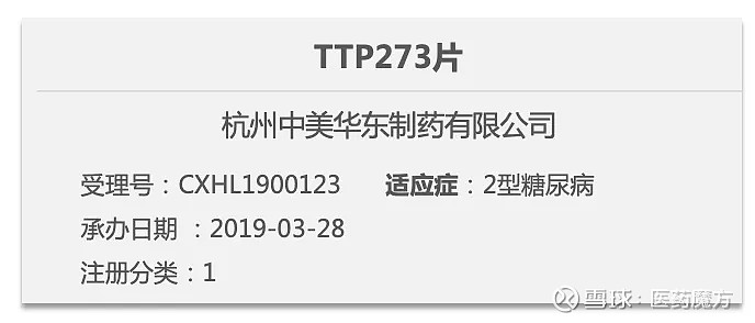 华东医药口服GLP-1降糖药TTP273片获批临床 TTP273片是 华东医药 2017年从美国vTv公司引进的口服GLP-1受体激动剂小分子 ...