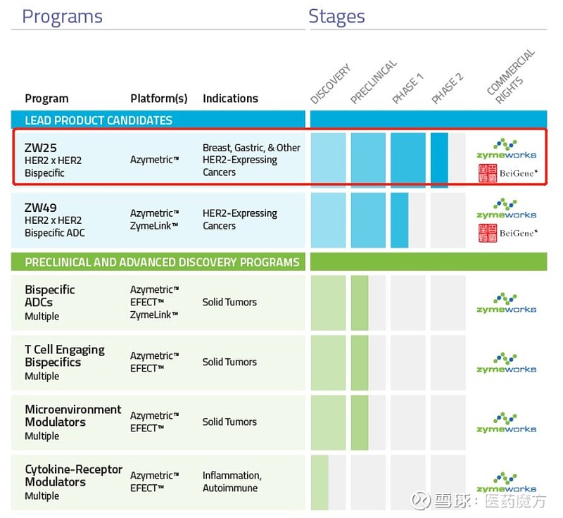 Zymeworks双特异性抗体ZW25获得FDA快速通道资格 5月30日， Zymeworks 公司宣布，FDA授予其双特异性抗体ZW25联合 ...