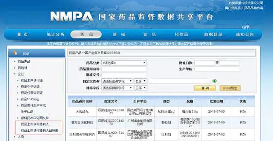 MAH数据库上线：已纳入上市许可持有人品种3239个 来源：NMPA编辑：云中鹿据国家药监局消息，为全面及时掌握药品上市许可持有人相关情况 ...