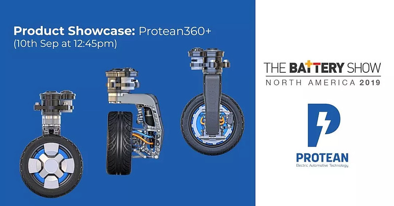Protean360+概念模型已成功在9月11-12日亮相了美国诺威纯电动和混合动力汽车技术展！Protean 360+... - 雪球