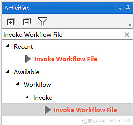 UiPath流程调用Invoke Workflow File的介绍和使用 一、流程调用（Invoke Workflow File）的介绍同步调用指定的工作流程, 可以选择将其传递给in参数列表 ...