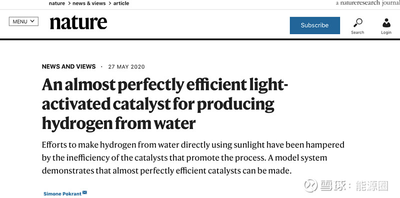 接近100%！光解水催化剂制氢效率再突破 日本信州大学超材料研究计划教授、东京大学教授堂免一成 （Kazunari Domen）在世界顶级学术 ...