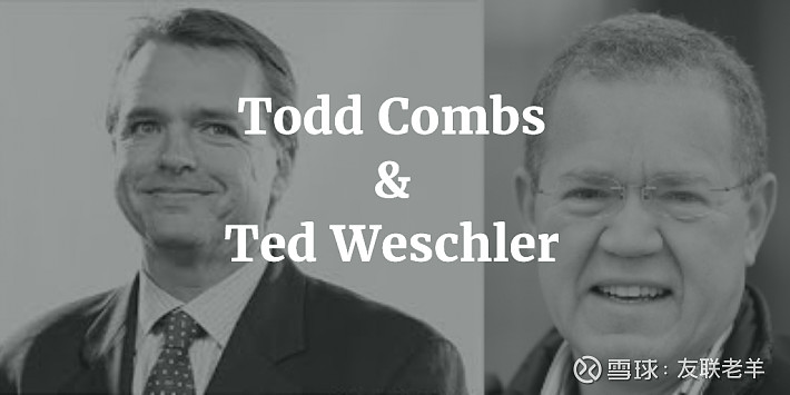 【巴菲特的两个操盘手T-T，以及女弟子库里】 现年快50岁的Todd Combs和近60岁的Ted Weschler是“股神”巴菲特在伯克希尔 ...