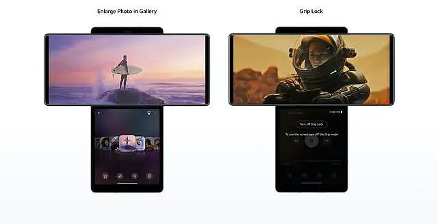 《6100元！京东方供OLED屏！LG旋转手机揭秘》 9月14晚上，LG举行新品发布会，正式发布旗下首款旋转双屏智能手机——LG Wing ...