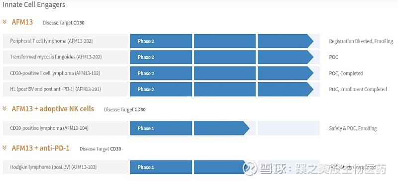 BioNews | Affimed：公布最新AFM13临床数据报告，治疗复发/难治性CD3... 作者：林出 微信公众号：蹊之美股生物医药 ...
