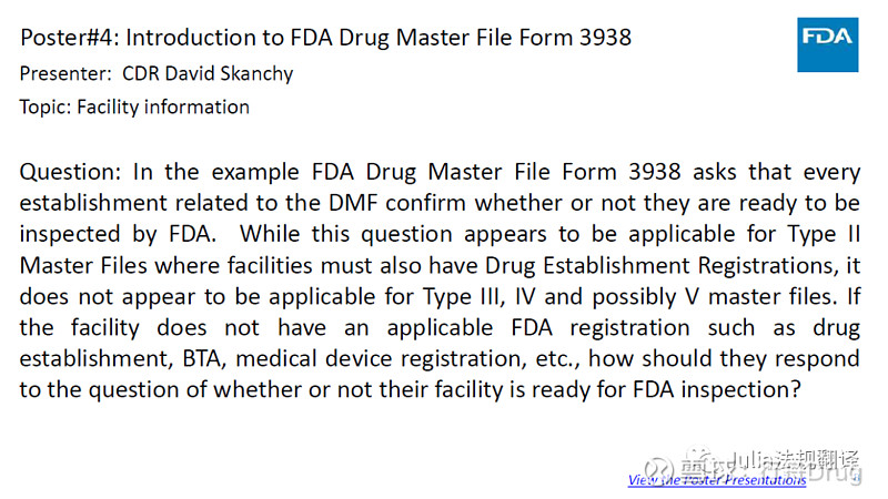 FDA培训PPT：海报问答 点击上方的 行舟Drug 添加关注 FDA在线培训20210303-8（原序号10）海报问答海报#1：基于风险的DM... - 雪球