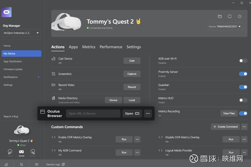 Oculus开发者中心ODH发布v1.8版 （映维网 2021年05月20日）于2020年9月发布的Oculus Developer Hub ...