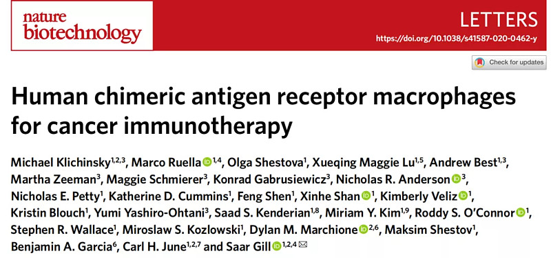 瞄准实体瘤，CAR巨噬细胞研究进程 9月22日，宾大科学家创立的Carisma Therapeutics 宣布，美国FDA已授予其细胞疗法CT ...
