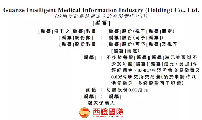 冠泽医疗，来自山东济南，递交招股书，拟香港IPO上市 2021年9月27日，来自山东济南的济南冠泽医疗器材有限公司的开曼控股公司Guanze Intelligent Medi... - 雪球
