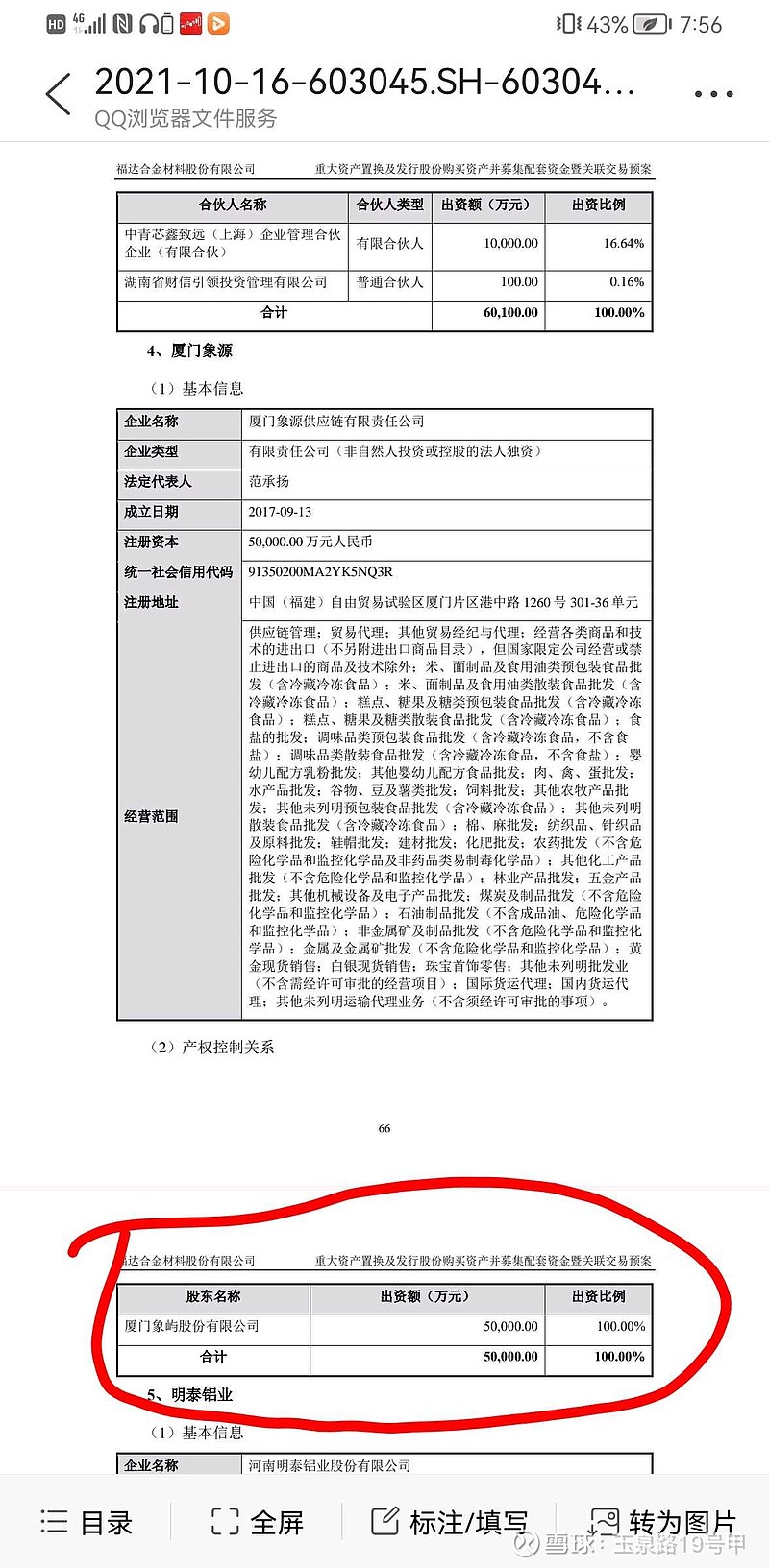 锦江集团旗下开曼铝业的借壳上市终于尘埃落定了，翻了翻出资方，象屿出资5亿拿到了3.125%的股份，并获得了一个董事会席位... - 雪球