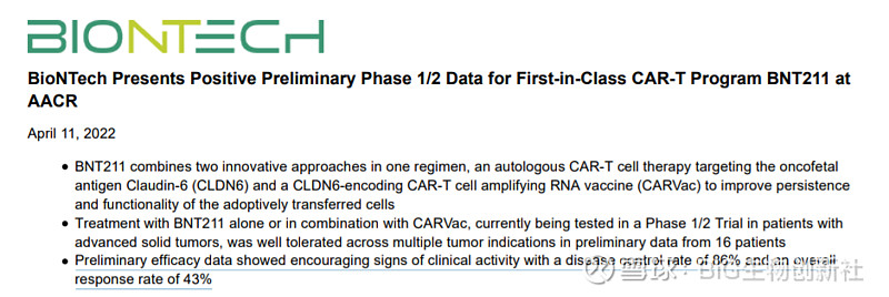 AACR 2022：CLDN 18.2之后，CLDN6的角逐 在正在举行的2022AACR会议上，BioNTech，Amgen，天境生物等公司 ...