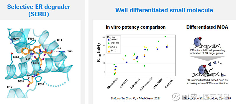 二代SERD抑制剂：罗氏Giredestrant二期临床失败 Armstrong 2022年4月25日，罗氏公布一季度财报。同时，罗氏宣布SERD抑制剂Giredestrant治疗... - 雪球
