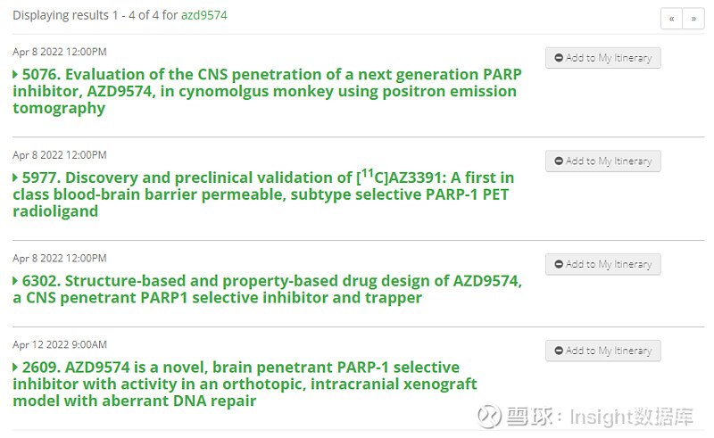 阿斯利康第 2 款 PAPR1 高选择性抑制剂启动临床 6 月 14 日， 阿斯利康 在 ClinicalTrails.gov 上登记了 ...