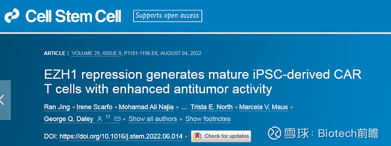 CAR-T与iPSC联手丨大规模生产通用型CAR-T降低成本 ——CAR-T技术的局限性——CAR-T(Chimericantigen receptor T-cell，嵌合抗原受体T... - 雪球