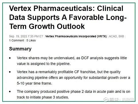 Nav1.8抑制剂——摆脱成瘾性禁锢的全新机制镇痛药 本文来源：海博为 注：本文不构成任何投资意见和建议，以官方/公司公告为准；本文仅作 医疗 ...