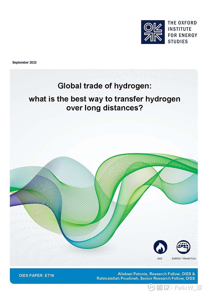 2022-09-30 The Oxford Institute for Energy Studies: Global trade of ...