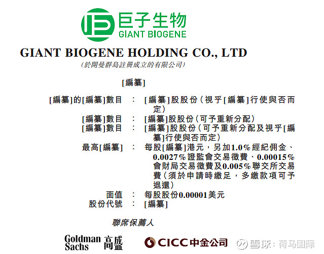 重组胶原蛋白第一股的“吸金兽”「巨子生物」通过聆讯 即将在港上市 10月9日，GIANT BIOGENE HOLDING CO.（以下简称 ...