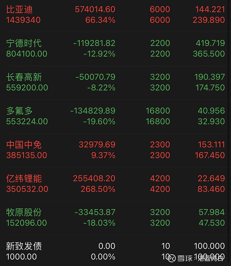 20221028实盘记录 今日亏损30万,2022年暂时亏损107万左右,坏的消息是亏麻了,好的消息是离四月份最高亏损141万还有一点距离,当前策 雪球