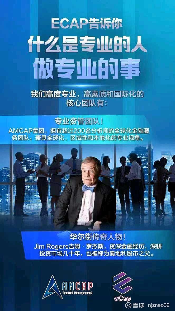 📑ECAP为以最专业的方式提供完整的财管方案，🕺找来了最可信赖的合作伙伴组成ECAP精英团队！🧐AMCAP集团以资... - 雪球