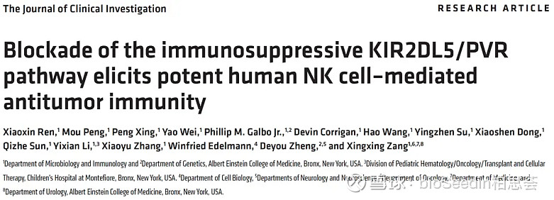NK免疫检查点——KIR“有戏” 01 NK细胞免疫检查点与KIR家族当前关于免疫检查点的研究大多集中T细胞，但将这种治疗模式应用于NK细胞也正在越来越多... - 雪球