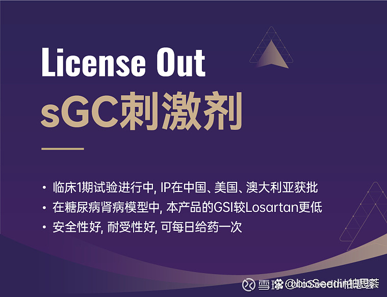 项目合作｜sGC刺激剂 01项目概况1. 项目名称：sGC刺激剂2. 适应症：肺动脉高血压(PAH)、慢性血栓栓塞性肺动脉高压(CTEPH)、射... - 雪球