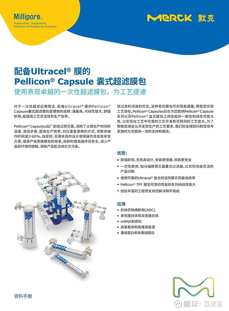 【默上新】默克超滤膜包家族新成员——加快新型治疗药物上市(内含买一赠一福利！） 1病毒载体TFF工艺开发的操作控制策略和放大性评估 点击获取 ...