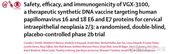 全球首个HPV治疗性DNA疫苗3期数据公布，有望中美同步上市 2023年3月2日/医麦客新闻 eMedClub News/--美国时间2023 ...