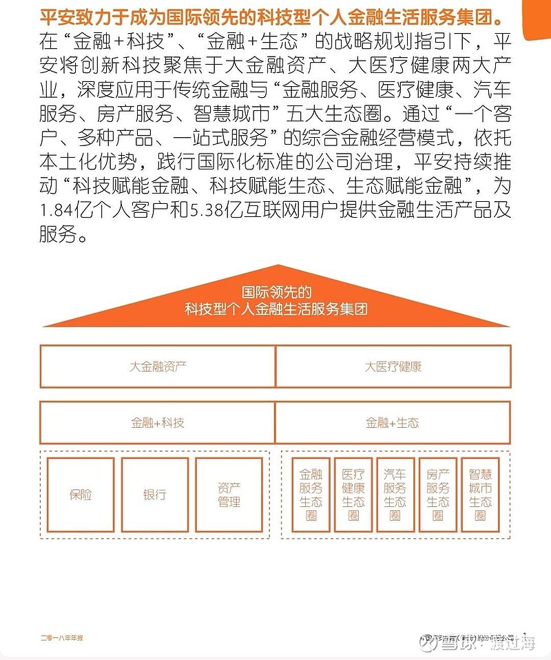 中国平安2018到2022年战略变化 2018年，平安致力于成为国际领先的科技型个人金融生活服务集团。 2019年，平安致力于成为国际领先的 ...