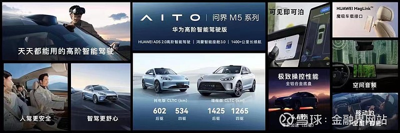 问界M5智驾版正式上市，HUAWEI ADS 2.0高阶智能驾驶系统带来无限接近L3智能驾驶体验 金融界4月17日消息 今天在nova 11系列及全场景新品发布会上，问界M5智驾版正式上市 ...