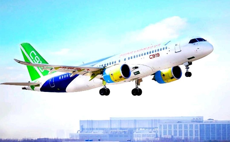 第二架东航C919今日开始试飞！今日13:50，C919第8架机从浦东机场起飞，临时注册号B-001K，这是第8架C91... - 雪球