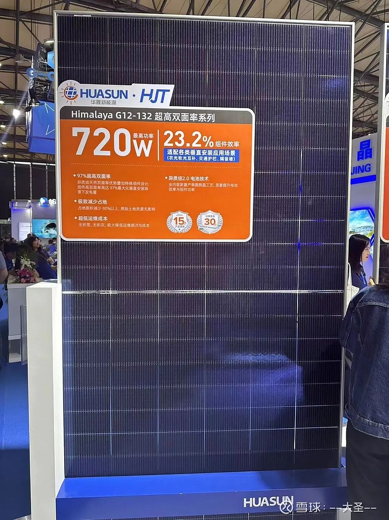 SNEC 2023：50万人次、N型势不可挡，近60家光伏组件新品一览 通威股份 发以730瓦为最大容量发电板荣获榜首。原创 光伏們 光伏們 2023-05-24 22:53 发表于上海 在时 ...