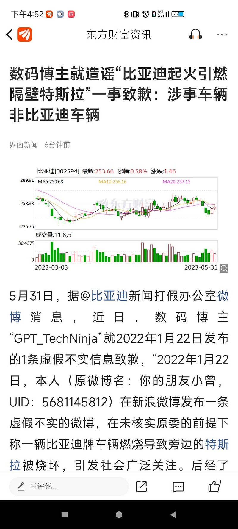 $比亚迪(SZ002594)$ $长城汽车(SH601633)$ 黑苟真是恶毒， 比亚迪 蒙受了多少不白之冤，草 - 雪球