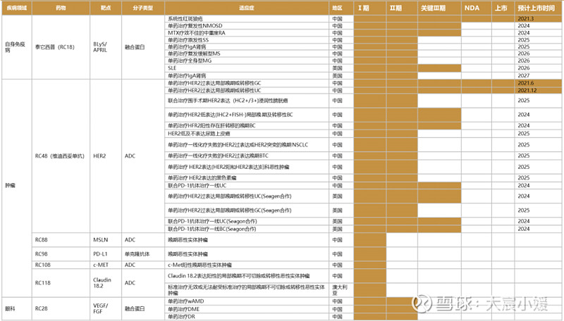 $亚盛医药-B(06855)$ 荣昌生物是时候做一些减法了。原创 刘波Bio5月24日， 荣昌生物 的双抗药物RC148... - 雪球