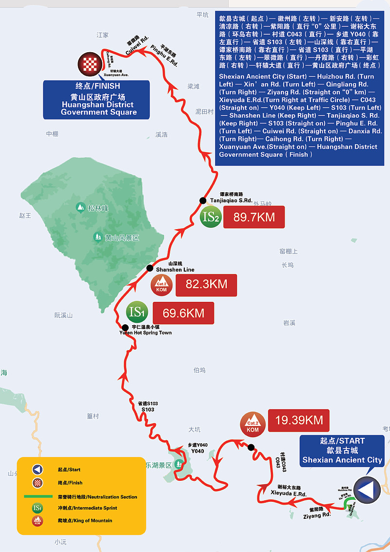 首届“犀旺杯”环黄山UCI职业公路自行车赛：华兴队绝杀夺冠创历史 7月21-23日，2023“犀旺杯”环黄山国际公路自行车赛（下文简称环黄山 ...
