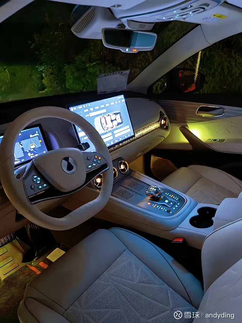 $比亚迪(SZ002594)$ 腾势N8的氛围灯逼格如何？ - 雪球