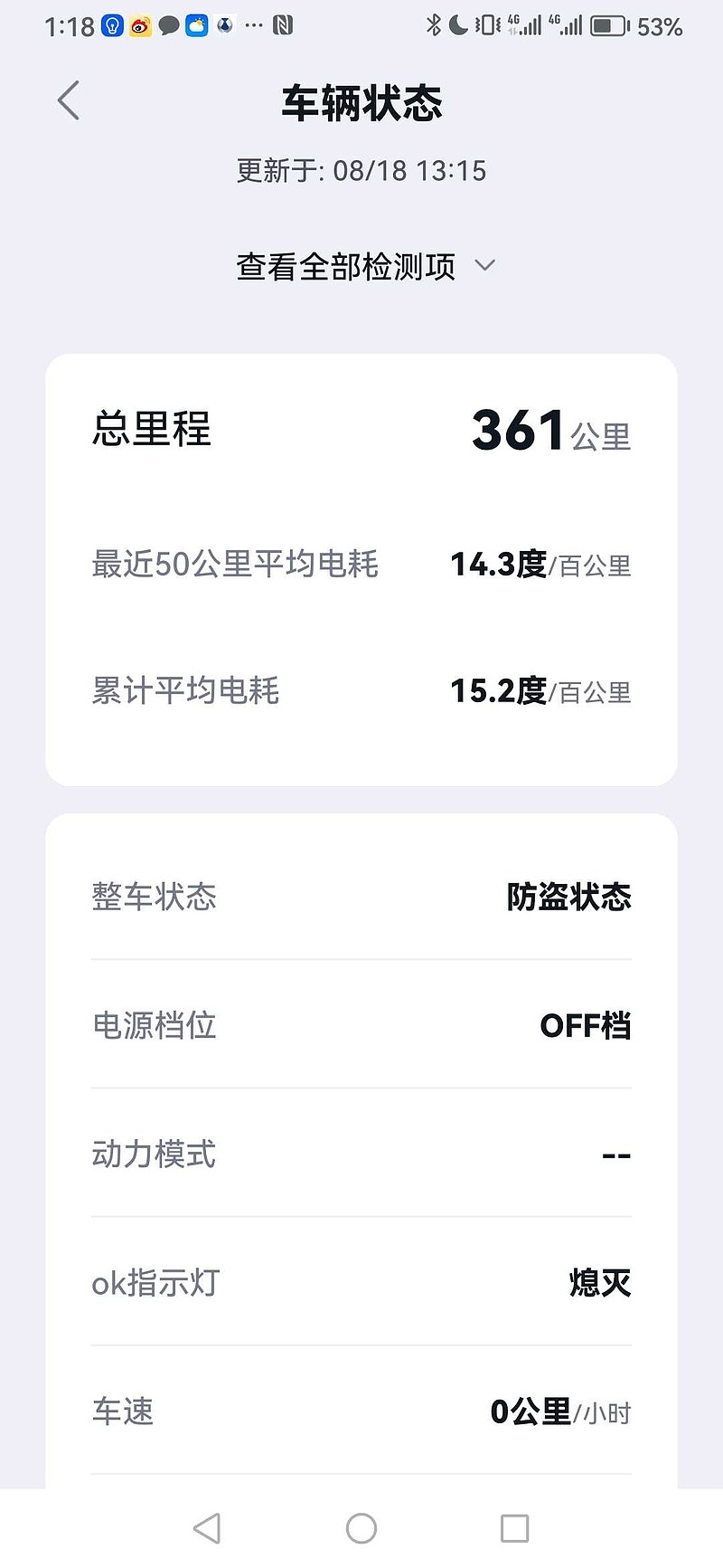 $比亚迪(SZ002594)$腾势N7使用一周耗电及补电情况。店里充满电交车，实际跑了360km，系统显示还能跑305公... - 雪球