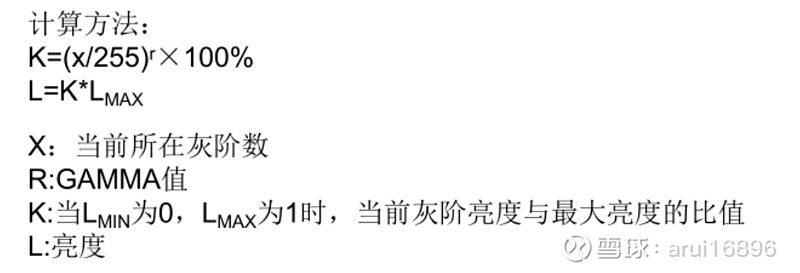 TFT中Gamma的调试原理 1什么是Gamma？Gamma的概念源自于CRT响应曲线，最开始是用于反映显像管的图像亮度与输入电子枪的信号电压 ...