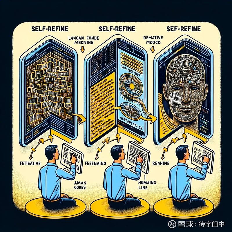 如何提升LLMs：Self-Refine Self-Refine模仿人类的三步过程，其中从大型语言模型（LLMs）得到的初始输出通过一系列迭代 ...