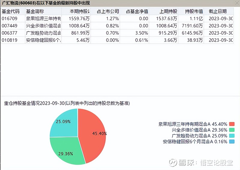 秒懂上市公司——广汇物流（600603） 公司介绍：疆煤外运大发展，核心资产大空间战略稳步转型，聚焦新疆能源物流。公司前身新疆亚中物流成立于 ...