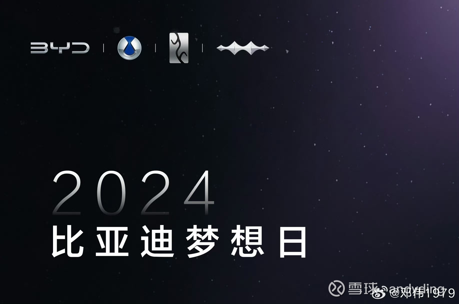 $比亚迪(SZ002594)$ 遥传许久的发布会来了，看能为2024年400万销量（我的预测，不是官方的，特此声明）带来... - 雪球