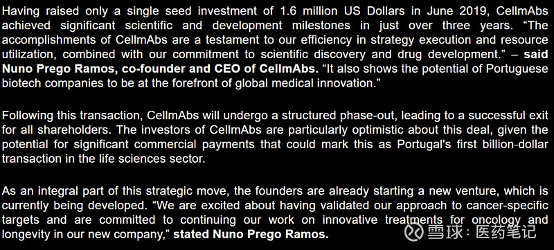 数亿美元：BioNTech引进CellmAbs一款临床前ADC Armstrong 2024年1月9日，葡萄牙生物技术公司CellmAbs宣布将一款临床前ADC新药以及ADC技术授权... - 雪球