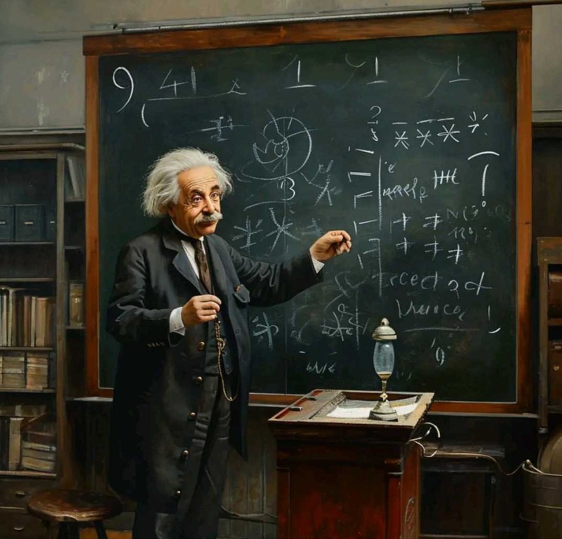 有一天，爱因斯坦在上课时在黑板上写下9乘以1等于9，9乘以2等于18，9乘以3等于27，然后一直写到9乘以10等于91。... - 雪球