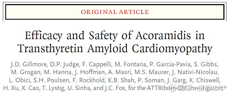 Bridgebio：TTR稳定剂Acoramidis完成12.5亿美元药物特许权交易 Armstrong 2024年1月18日 ...