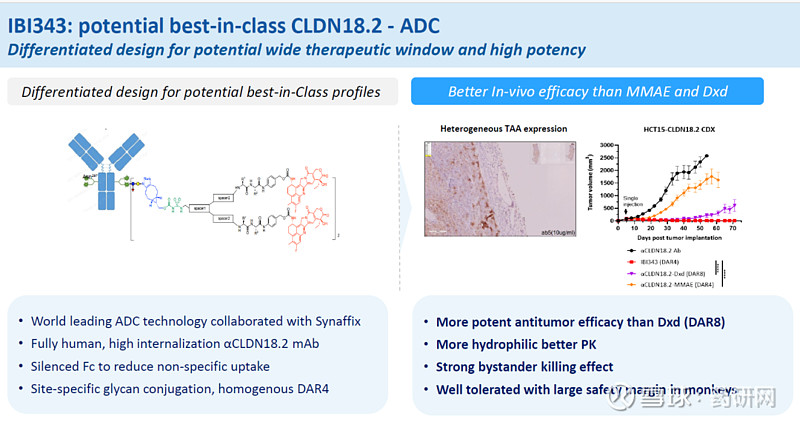 Claudin18.2ADC赛道群雄逐鹿：3家率先进入III期临床 3月11日，礼新医药官网显示，Claudin18.2ADC药物LM-302进入III期临床。目前全球Claudin18 ...