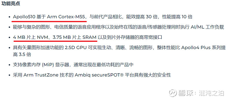 Ambiq 发布首款基于Cortex-M55的Apollo510 MCU 2024 年 3 月 26 日 -- 用于物联网设备的超节能半导体 ...