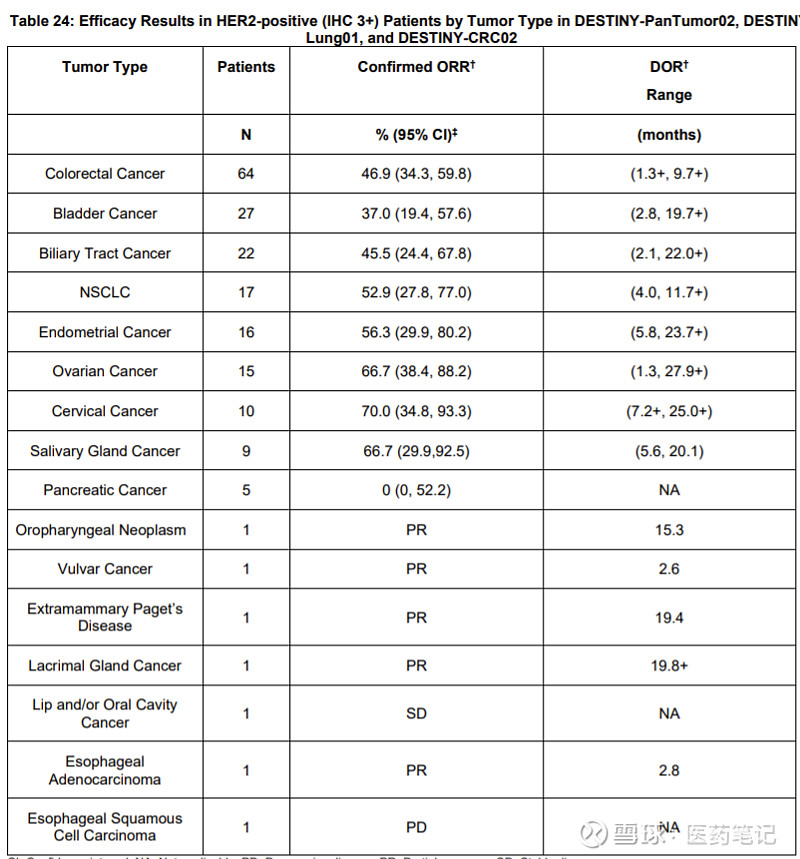 泛瘤种突破：DS-8201获FDA批准治疗HER2阳性实体瘤 Armstrong 2024年4月5日，FDA加速批准Trastuzumab Deruxtecan用于治疗不可切除获转... - 雪球
