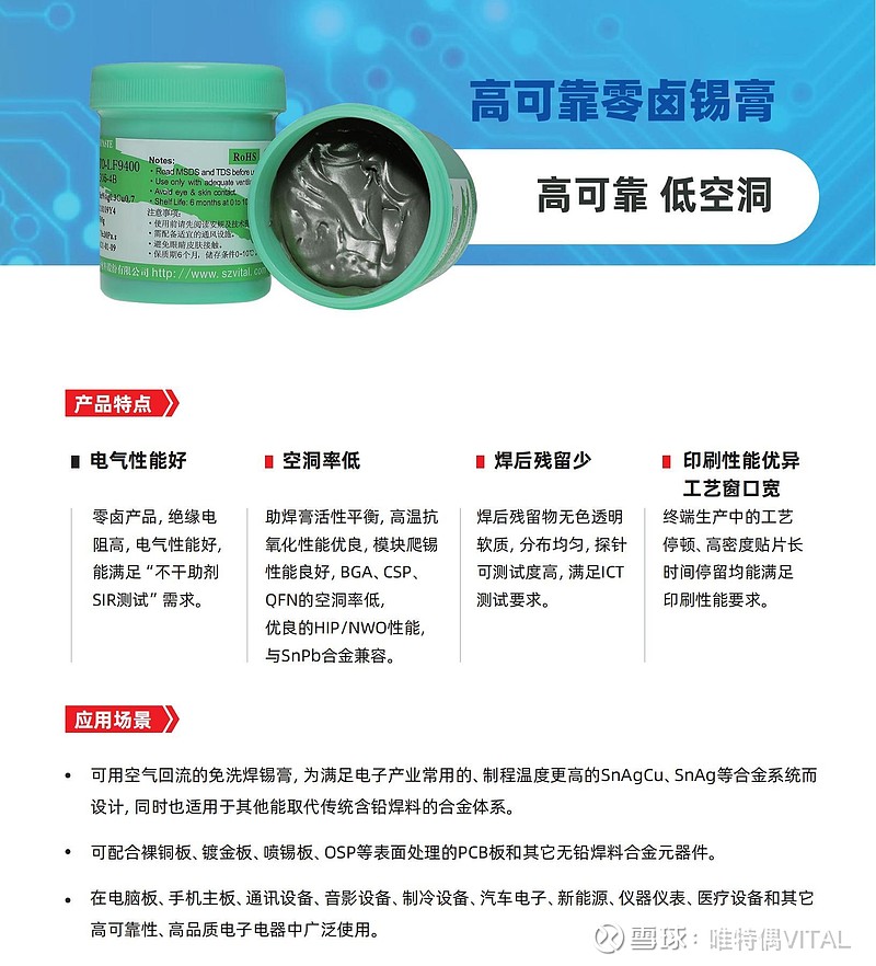 唯特偶小课堂 | 第四期：IPC J-STD-005A标准解读 本期我们就IPC专门针对焊膏要求的标准进行解读。IPC J-STD-005AIPC J-STD-005A是关于焊膏技术要... - 雪球