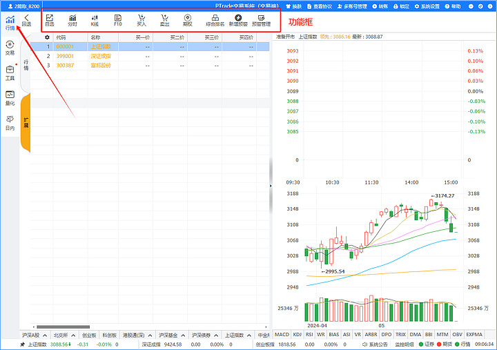 PTrade入门(1)-安装和功能 很多朋友拿着PTrade，总感觉很迷茫，因为要想熟练掌握量化交易，对软件是需要一定了解的。大白给大家讲解一下，如何快速上... - 雪球